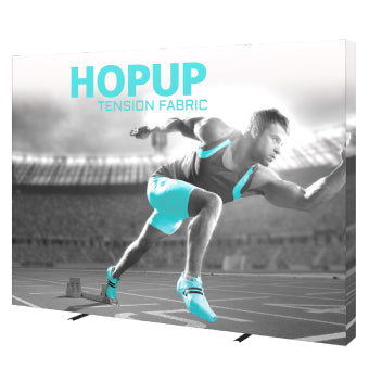 Tension Fabric Hop Up Displays with printed Fabric Graphics – Portable ...