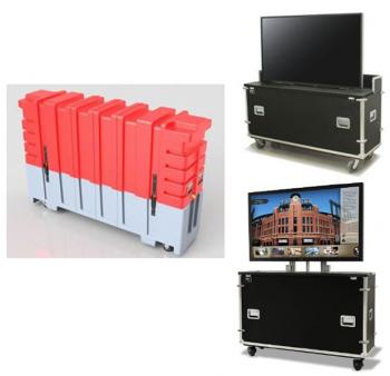 Trade Show Monitor Shipping and Transport Cases | Flat screen and ...