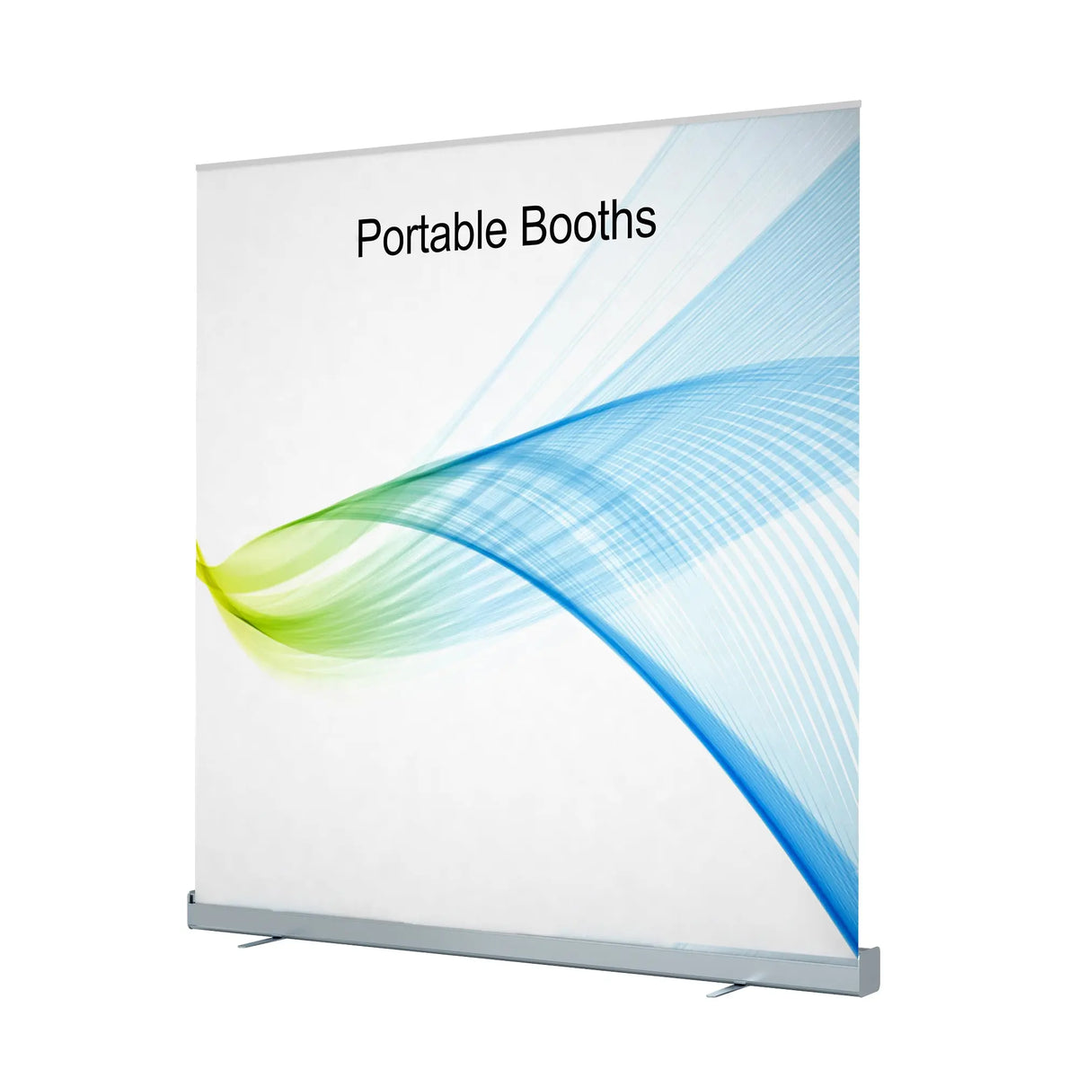 8ft Jumbo Wide Retractor Banner Stand with heavy duty base ...