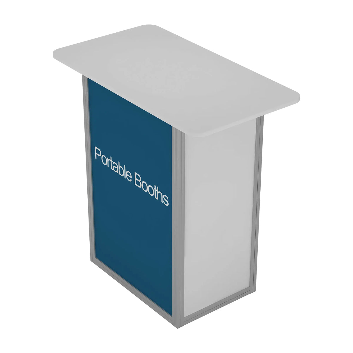 Greeting Counter With Locking Storage – Portable Booths