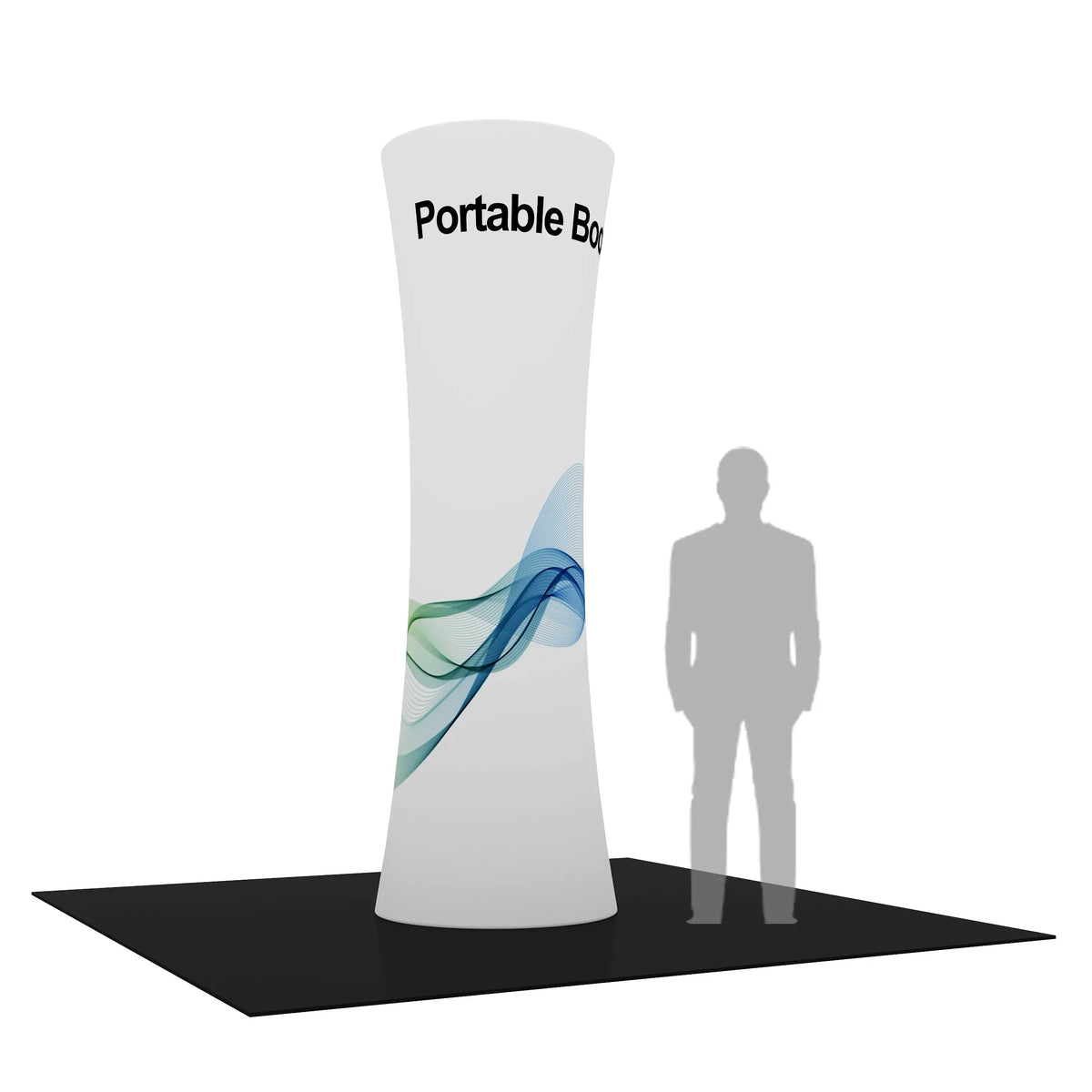 Advertising Tower | Tapered Tower, 10'H X 3'D – Portable Booths