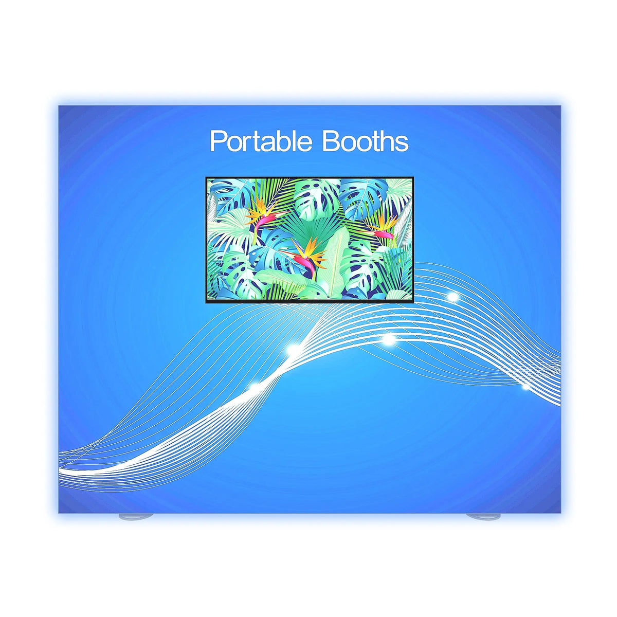 Freestanding Light Box With Monitor Mount – Portable Booths