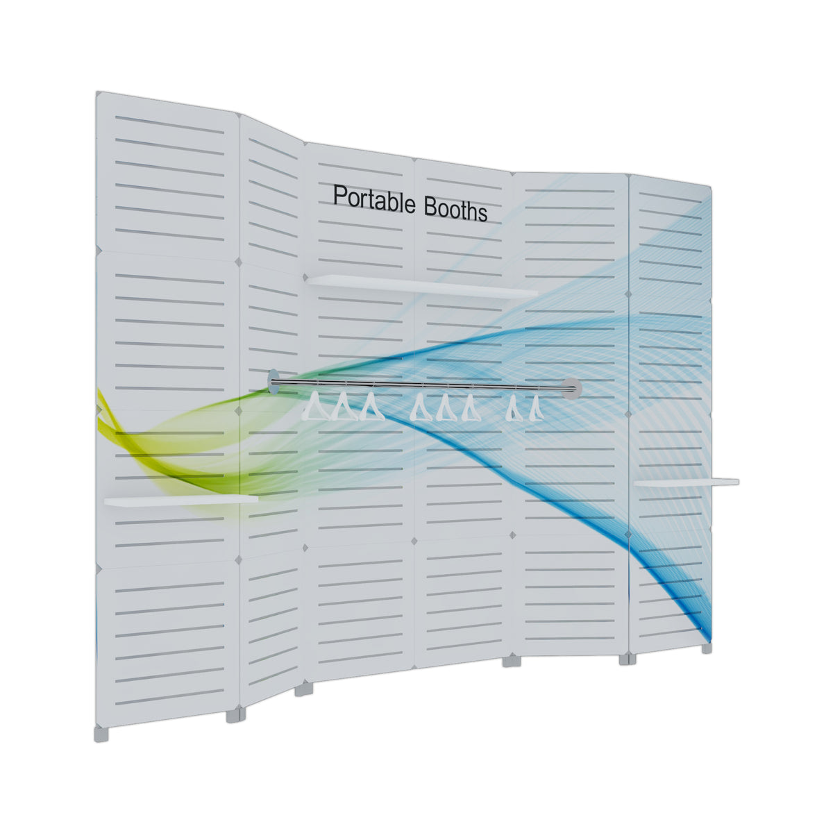 Printed Slatwall Trade Display | Modular Wall Panels | Portable Booths