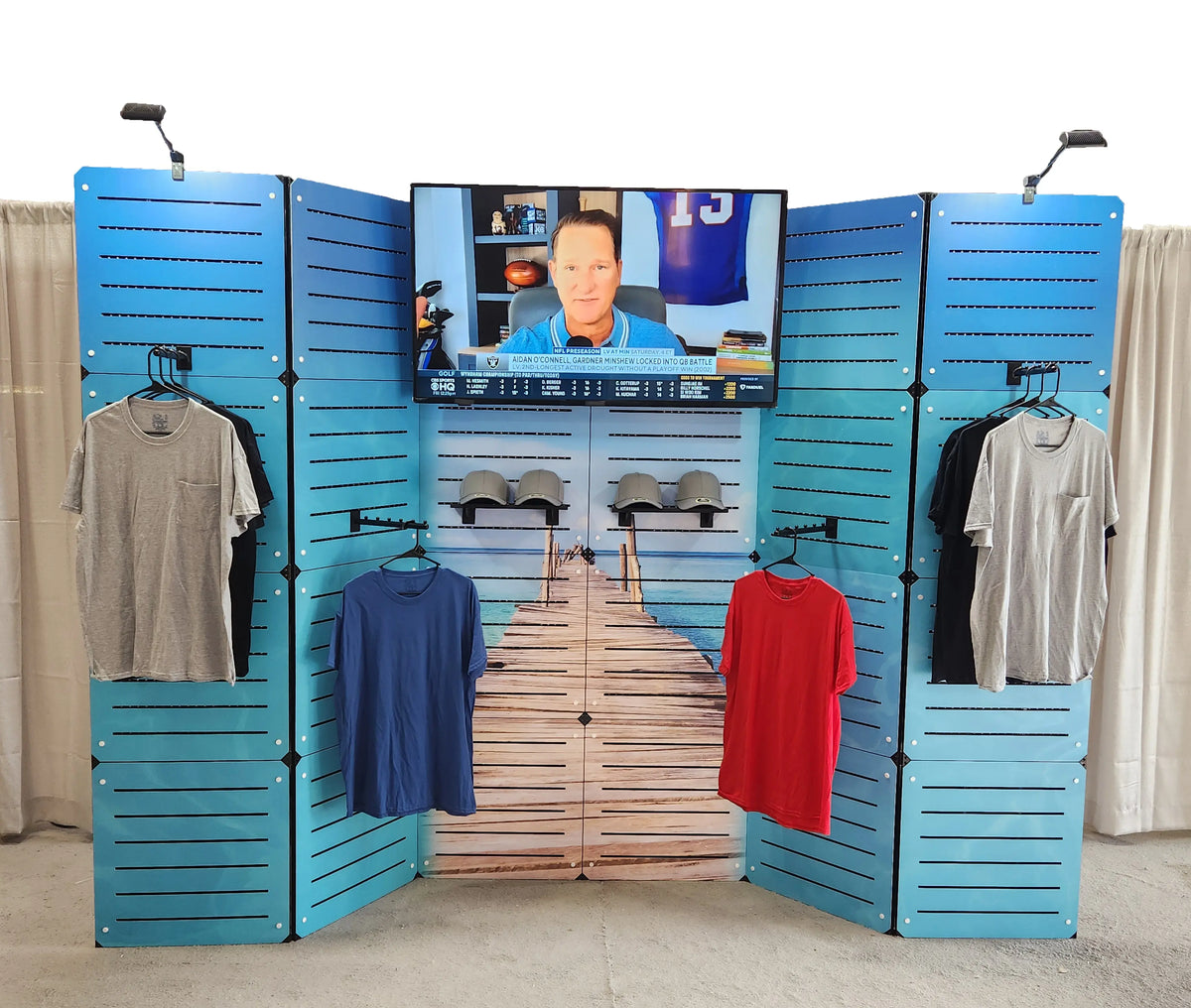 Printed Slatwall Trade Display | Modular Wall Panels | Portable Booths