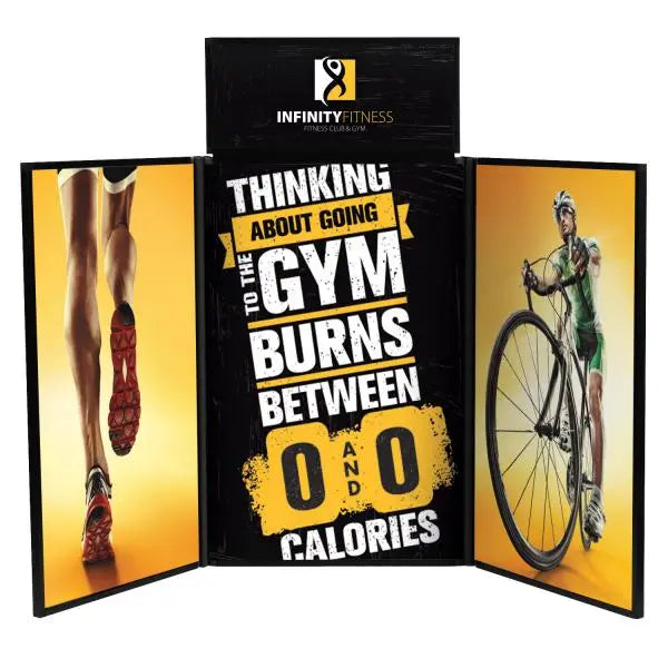 4' Fast Trak Tabletop Display Kit | X Banner Trade Show Displays ...