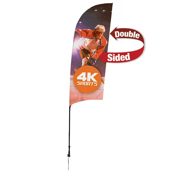 Outdoor Streamline Razor Flag | Outdoor Flags & Signs – Portable Booths
