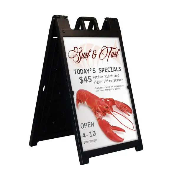 Signicade Deluxe Outdoor A-Frame Sign | Outdoor Signage – Portable Booths