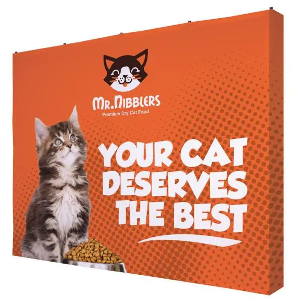 Splash Pop-up 10ft Straight Fabric Displays | Fabric Floor Displays and ...