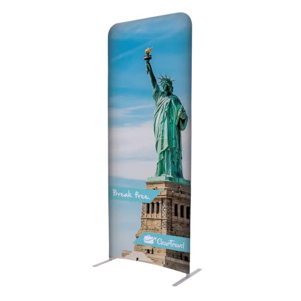 3'W x 90"H EuroFit Straight Wall Kit | Trade Show Banner Stand ...