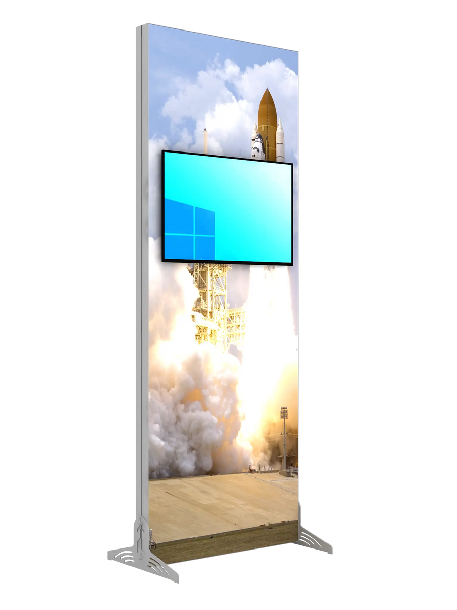 Light Box Module - 3' x 8' with Monitor Mount – Portable Booths