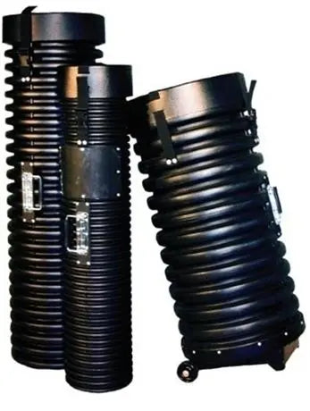 Round Ribbed Shipping Case with Wheels 15x42 | Portable Shipping Cases ...